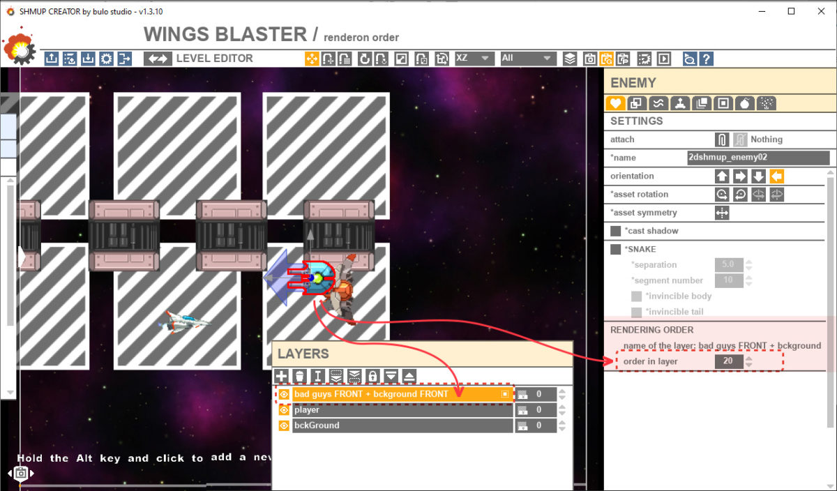 Enemies and Waves – SHMUP Creator