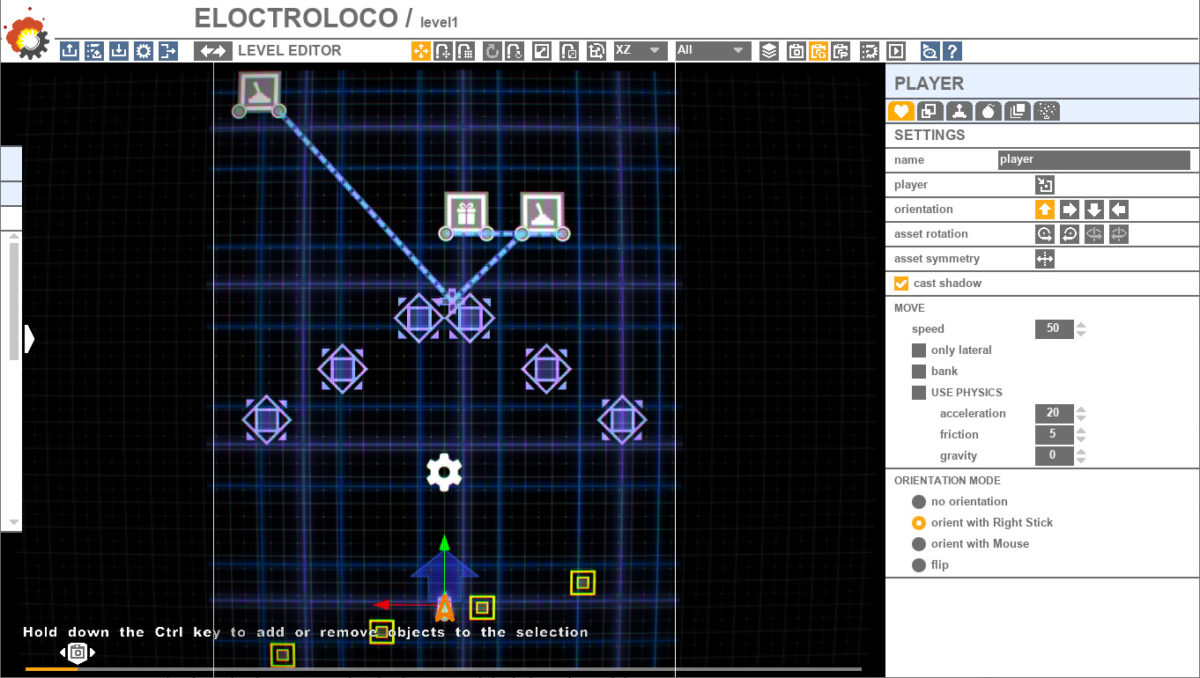 SHMUP Creator’s interface – SHMUP Creator
